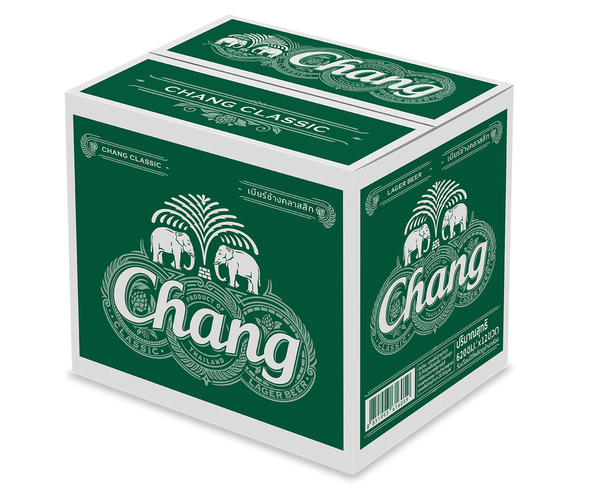 Chang Large Bottle 12x620ml | Beer Delivery by Wishbeer | Bangkok, Thailand