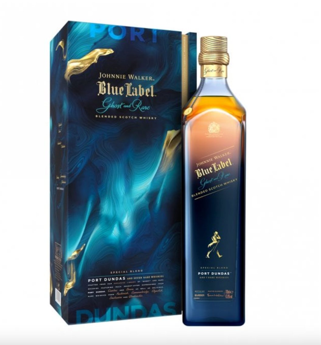 Johnnie Walker Blue Label Ghost and Rare Glenury Royal | Whisky ...